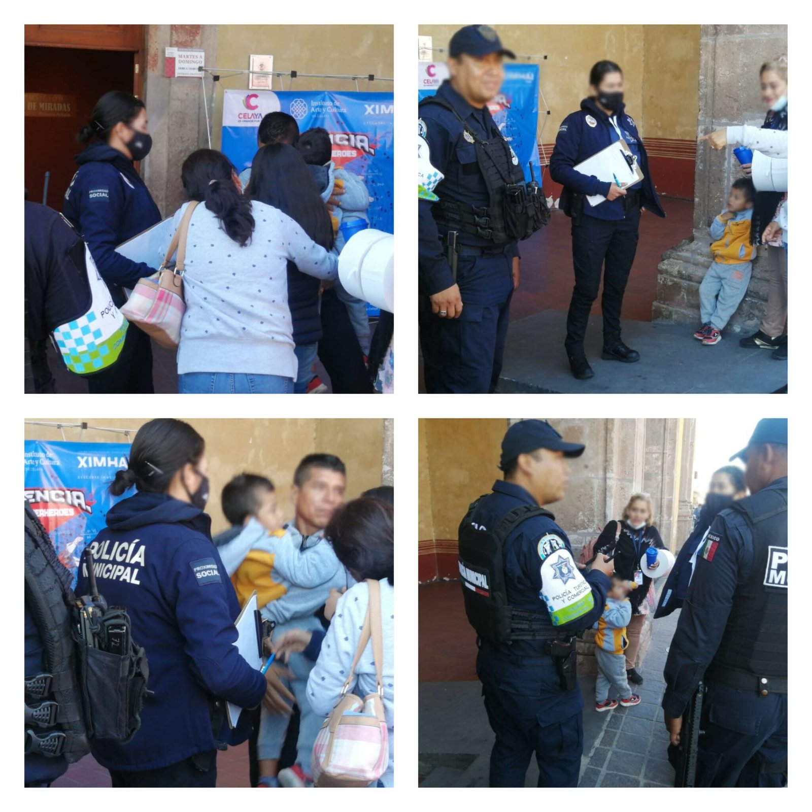 Policía apoya en regresar a menor extraviado con sus familiares ...