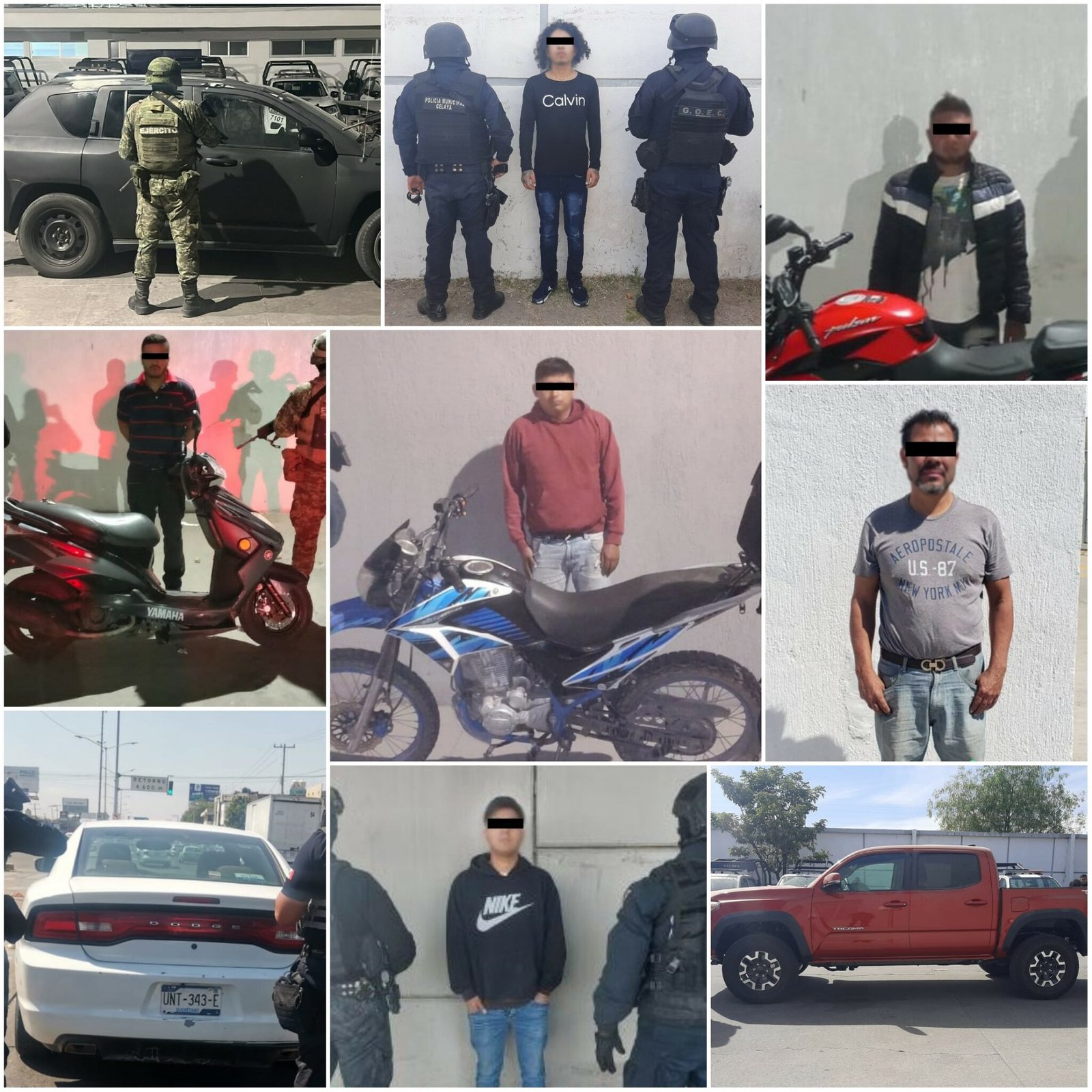 Detienen a 6 personas, recuperan 10 autos con reporte de robo – Reporte Bajío